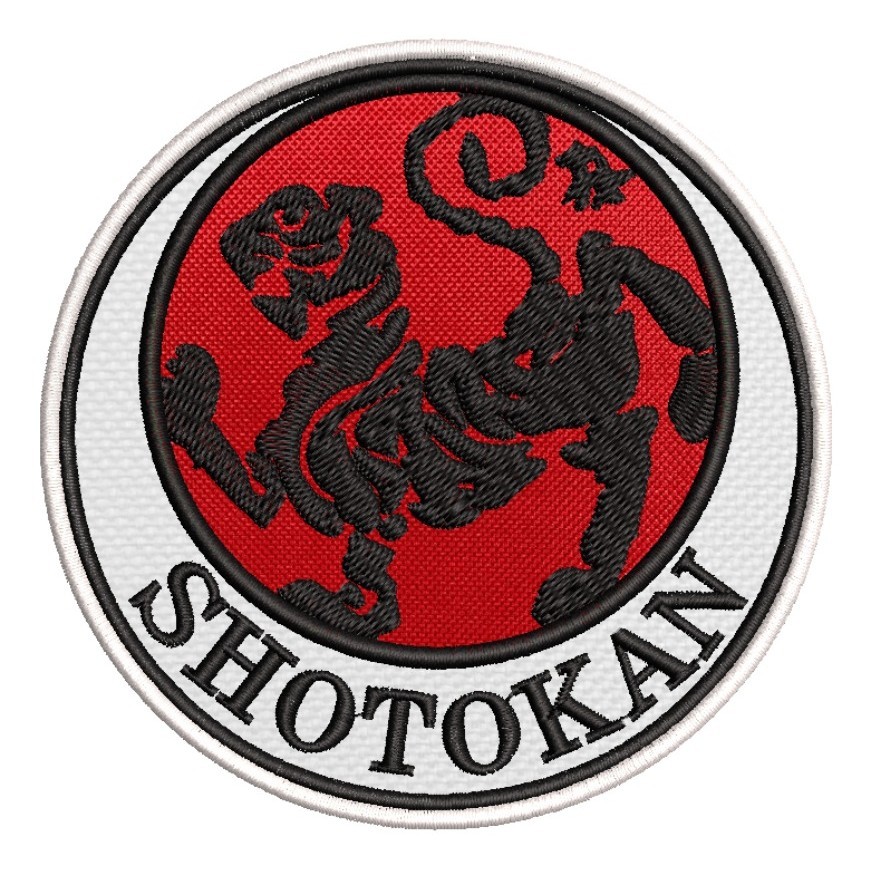 Patch Bordado Karatê shotokan Tigre 10cm | Shopee Brasil