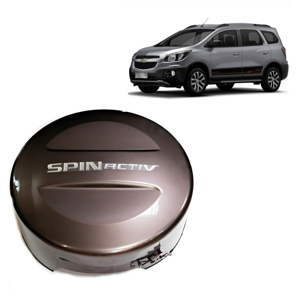 CAPA DE ESTEPE RIGIDA COM CADEADO PARA CHEVROLET SPIN ACTIV 2011/2021 ...