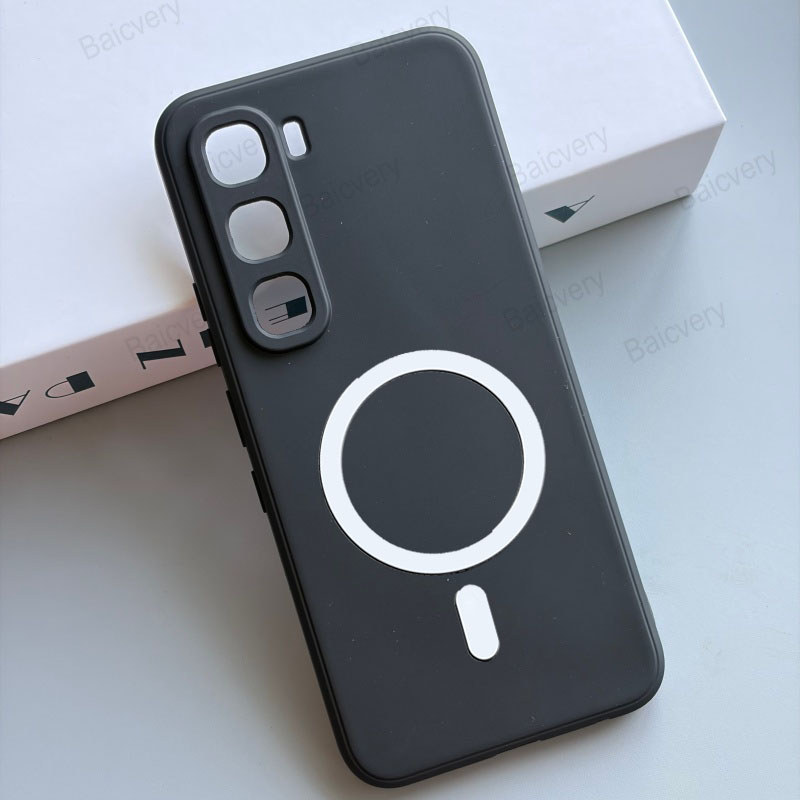 Invólucro Para Infinix Hot 60 Pro + Plus 5G Hot60i 4G Colorido Fosco ...