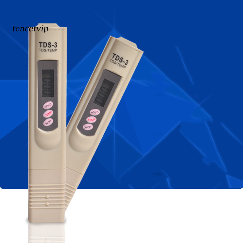 Vip Digital TDS Display LCD Tester Aquário Piscina Casa Caneta De Teste ...