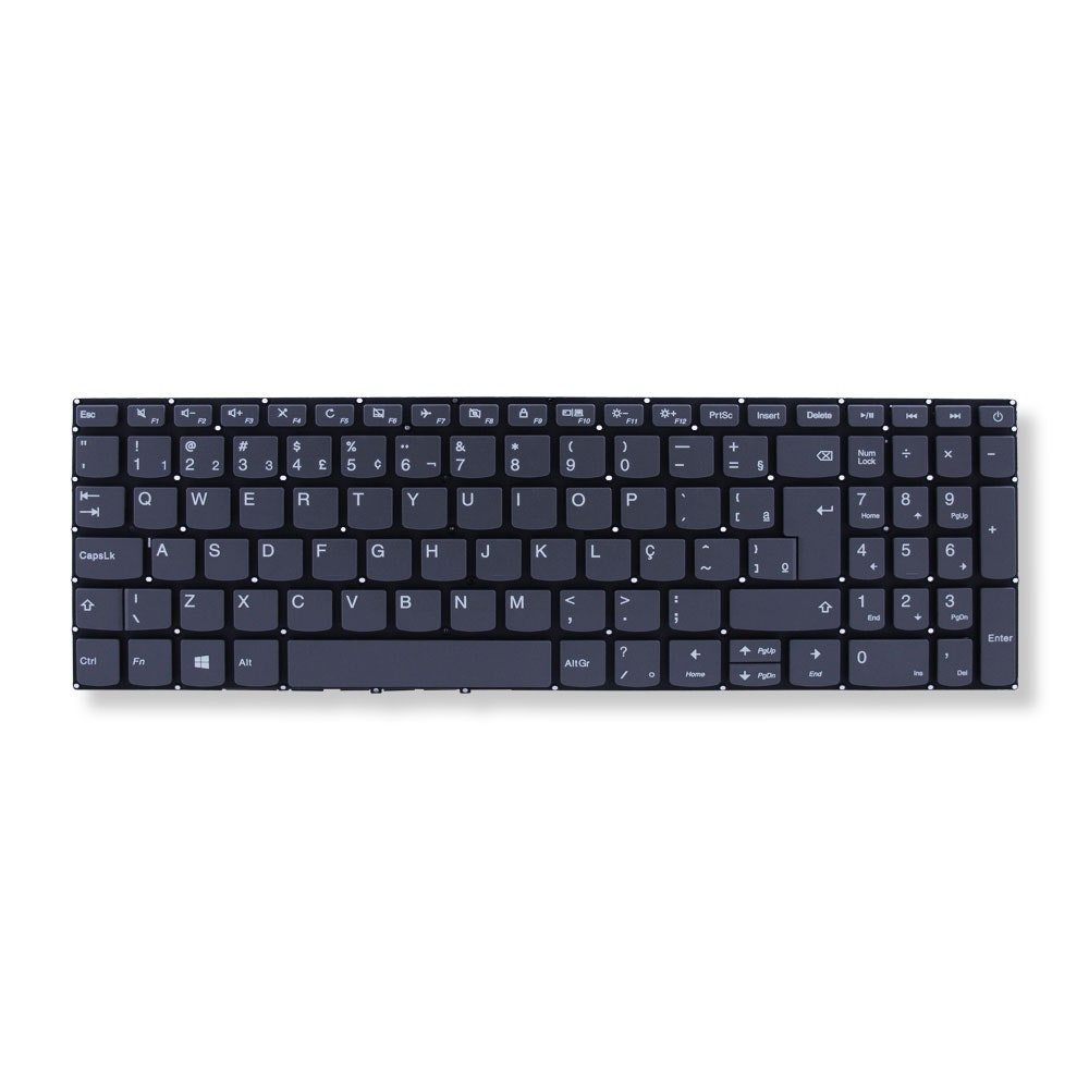 Teclado para Notebook Lenovo PC4SB | Grafite ABNT2 | Shopee Brasil