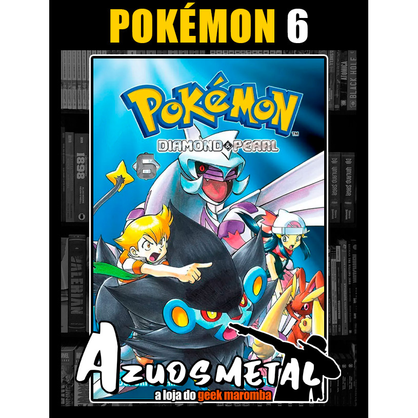 Pokémon Diamond And Pearl - Vol. 6 [Mangá: Panini] | Shopee Brasil