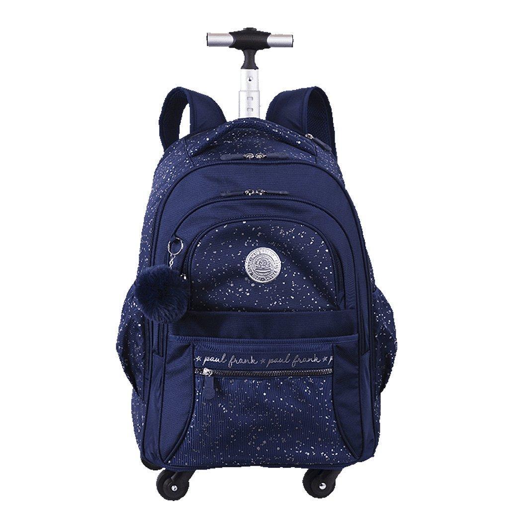 Mochila com Carrinho Sestini Paul Frank Styles Prata e Azul | Shopee Brasil