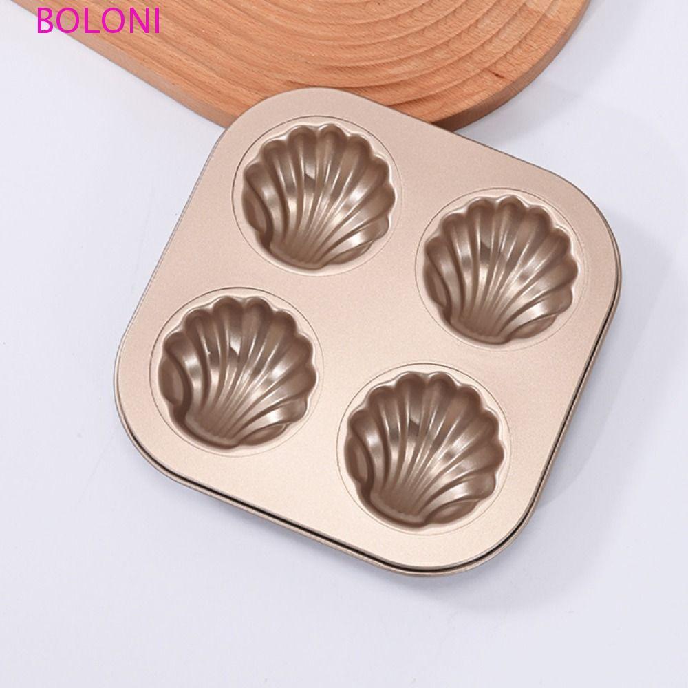 Molde De Bolo Madeleine BOLONI , Forma Em Concha De Aço Carbono 4/6/9 ...