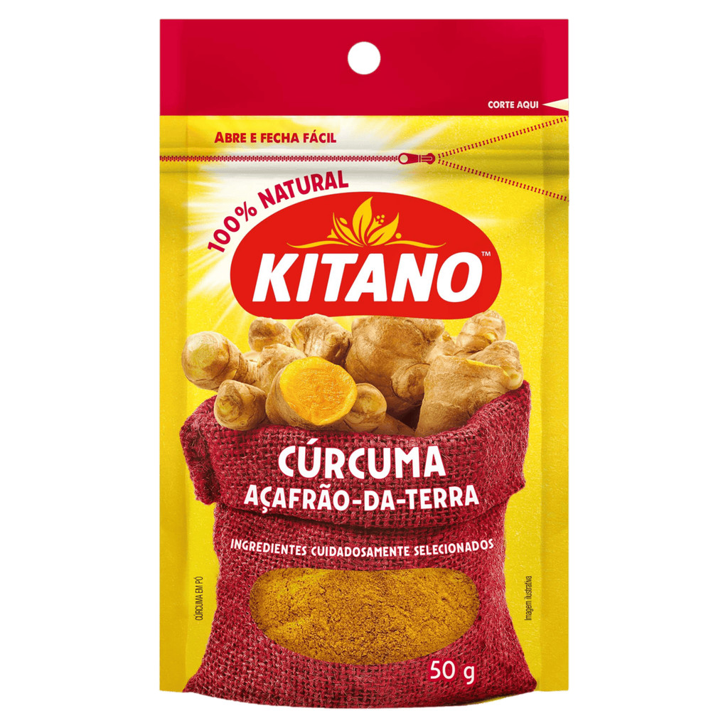 Açafrão da Terra Cúrcuma Kitano 50g | Shopee Brasil