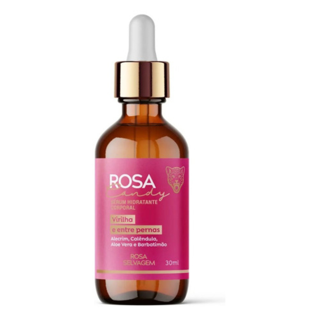 Rosa Selvagem Candy Sérum Hidratante 30ml - Clareador | Shopee Brasil