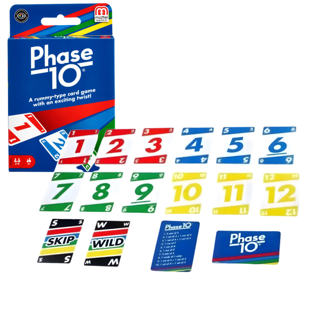 Jogo de Cartas Phase Fase 10 W5800 - Mattel | Shopee Brasil