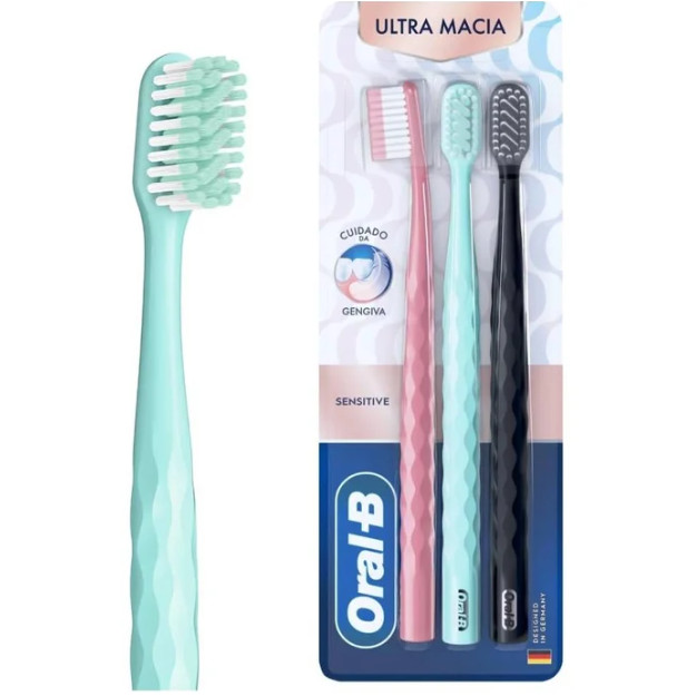 Escova Dental Oral-b Iconic 3 Unidades | Shopee Brasil