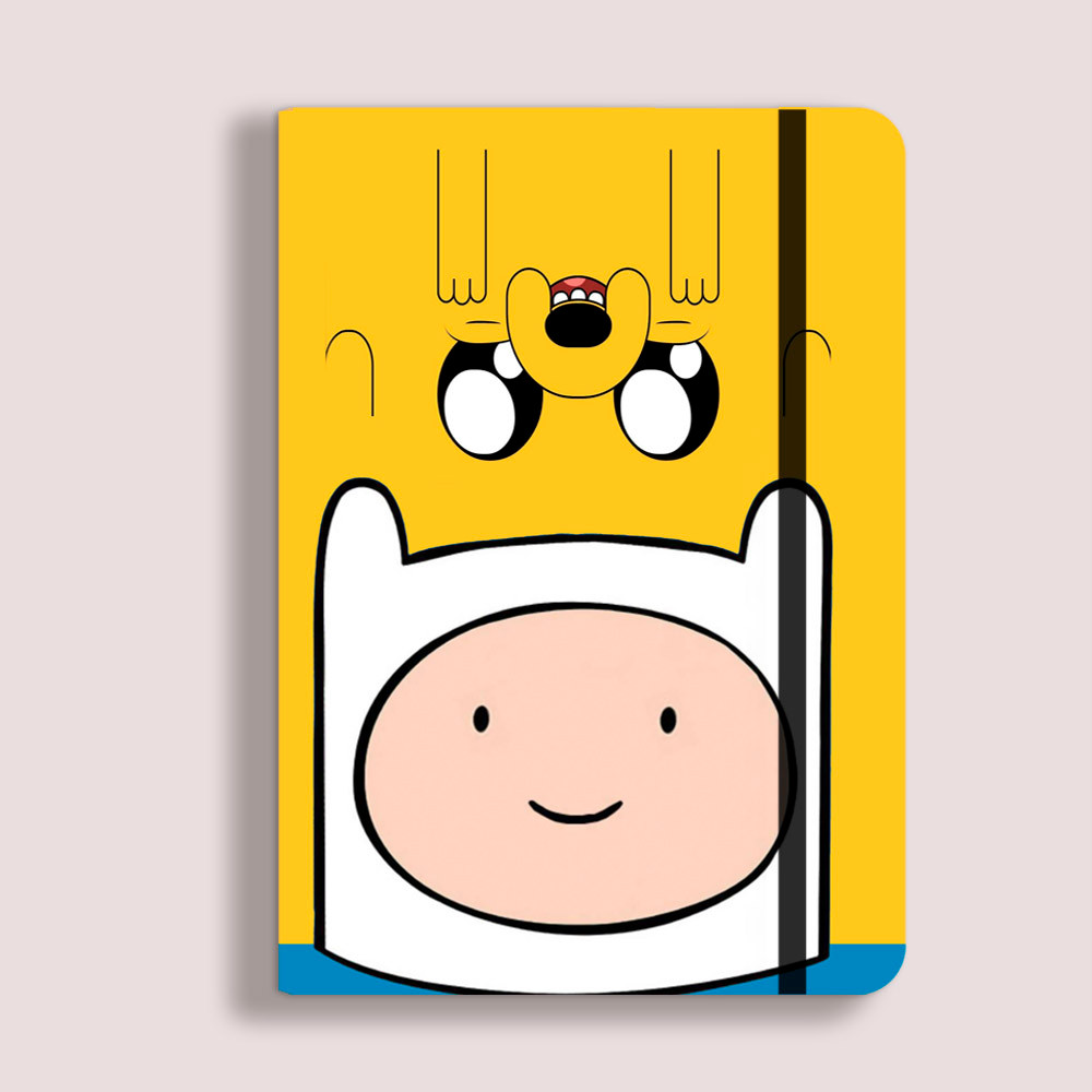Caderno Adventure Time Finn & Jake Capa Dura Premium Papelaria Criativa ...