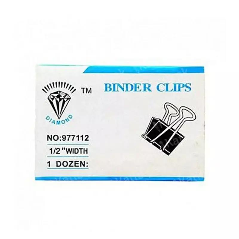 Diamond Binder Clip 1 Width 15mm | Shopee Brasil