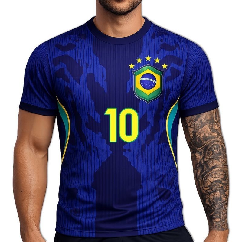 CAMISA CAMISETA BRASIL TORCEDOR COPA DO MUNDO 2026 DRY FIT PATRIOTA ...