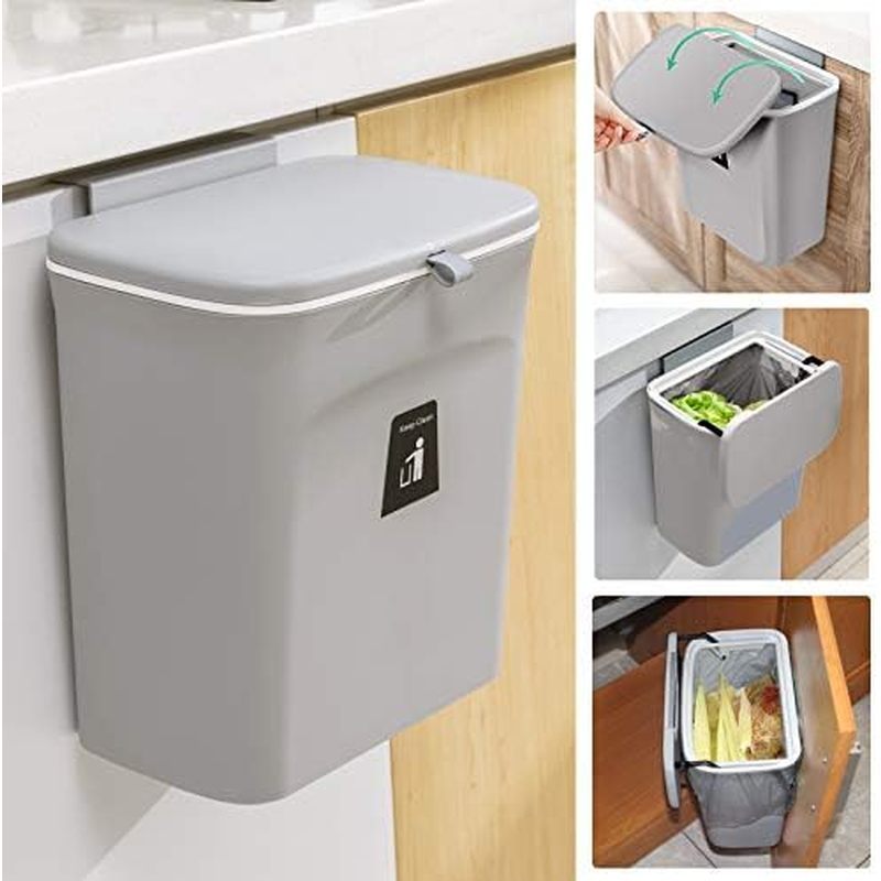 o Caixa De Compostagem De Cozinha De 2.4 Galões Para Bancada Ou Embaixo ...