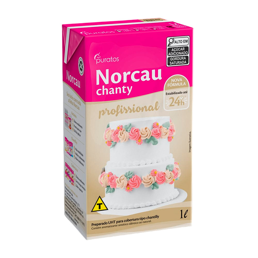 Chantilly Norcau Chanty Puratos Profissional 1L | Shopee Brasil