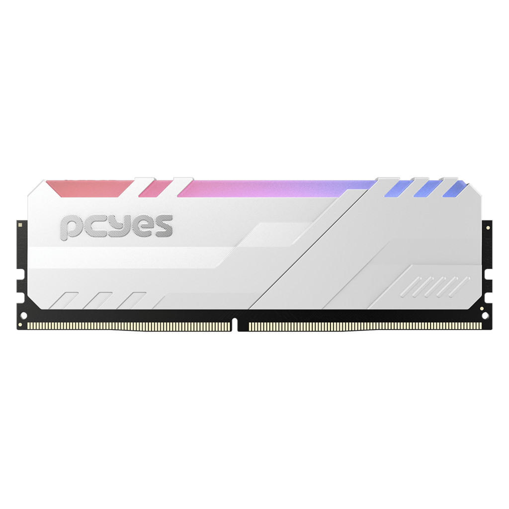 Memoria Gamer PCyes Udimm 16gb Ddr5 5600mhz White Com RGB | Shopee Brasil