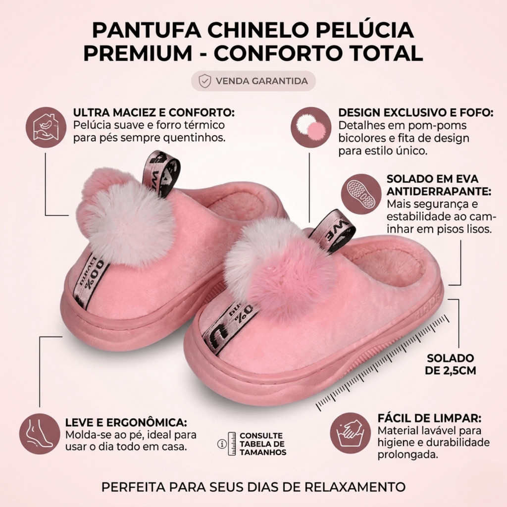 Pantufa Chinelo infantil Unissex Chinelo de Quarto Inverno Confortável ...