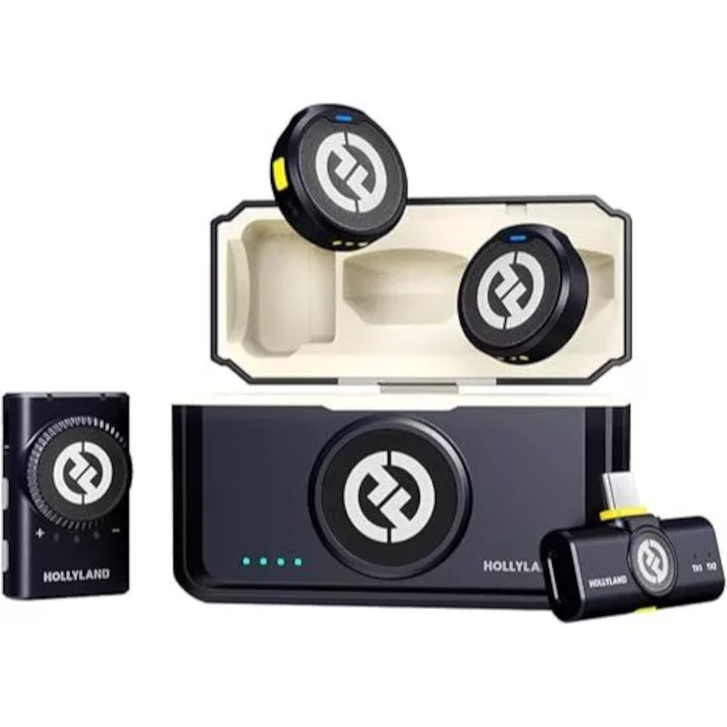 Hollyland Lark M2 Mini Combo Microfone Sem Fio Original | Shopee Brasil
