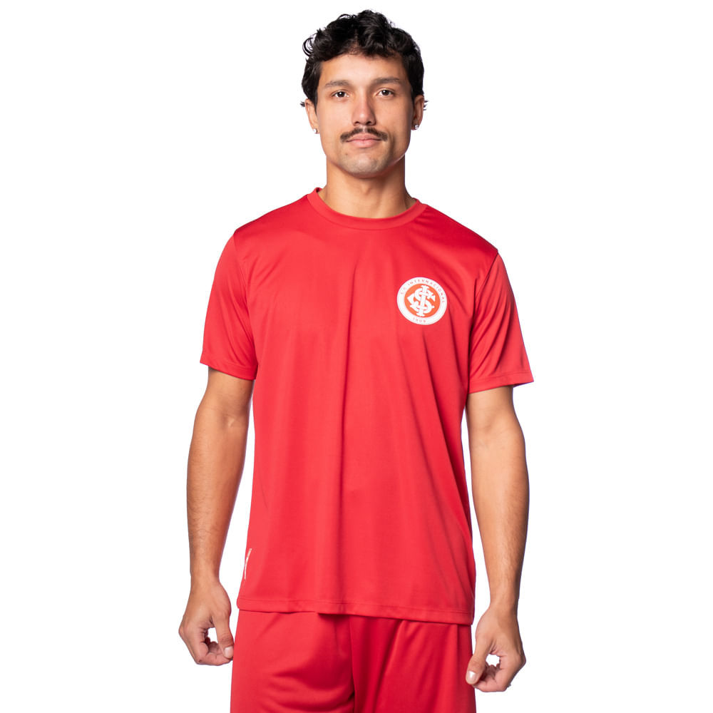 Camiseta Masculina Betel Inter 1909 Esporte Vermelho/Branco | Shopee Brasil