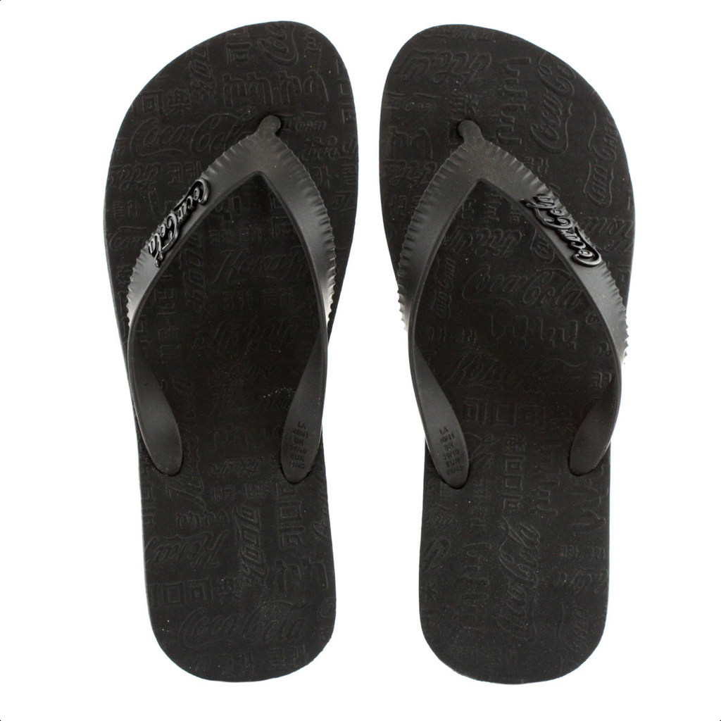 Chinelo Coca-Cola Monochrome Preto - Masculino | Shopee Brasil