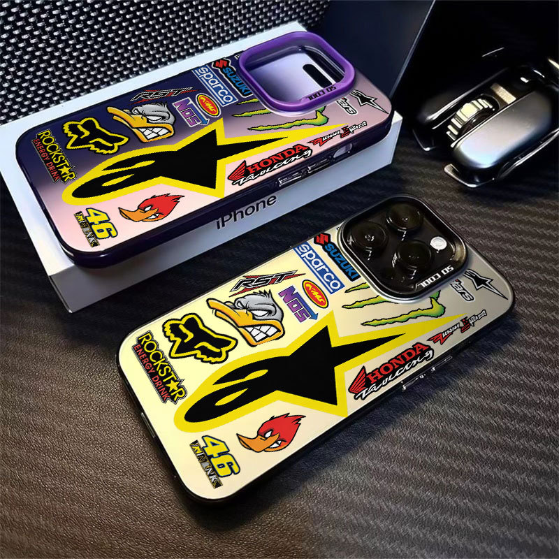 Capinha de Sticker Para iPhone 17 11 12 13 15 14 16 Pro Max Xr Capa De ...