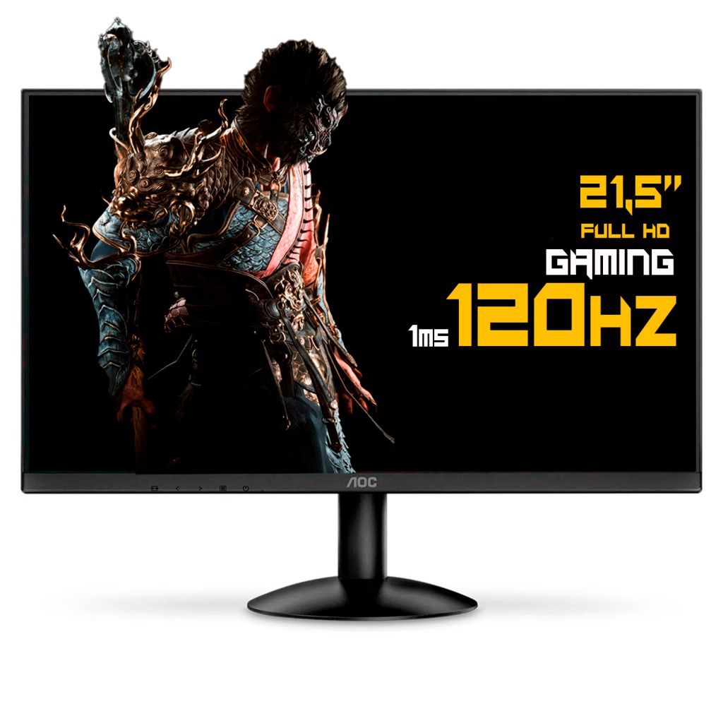 Monitor Gamer LED AOC 21,5", 22B30HM23, Full HD, 120Hz, 1ms, HDMI/VGA ...
