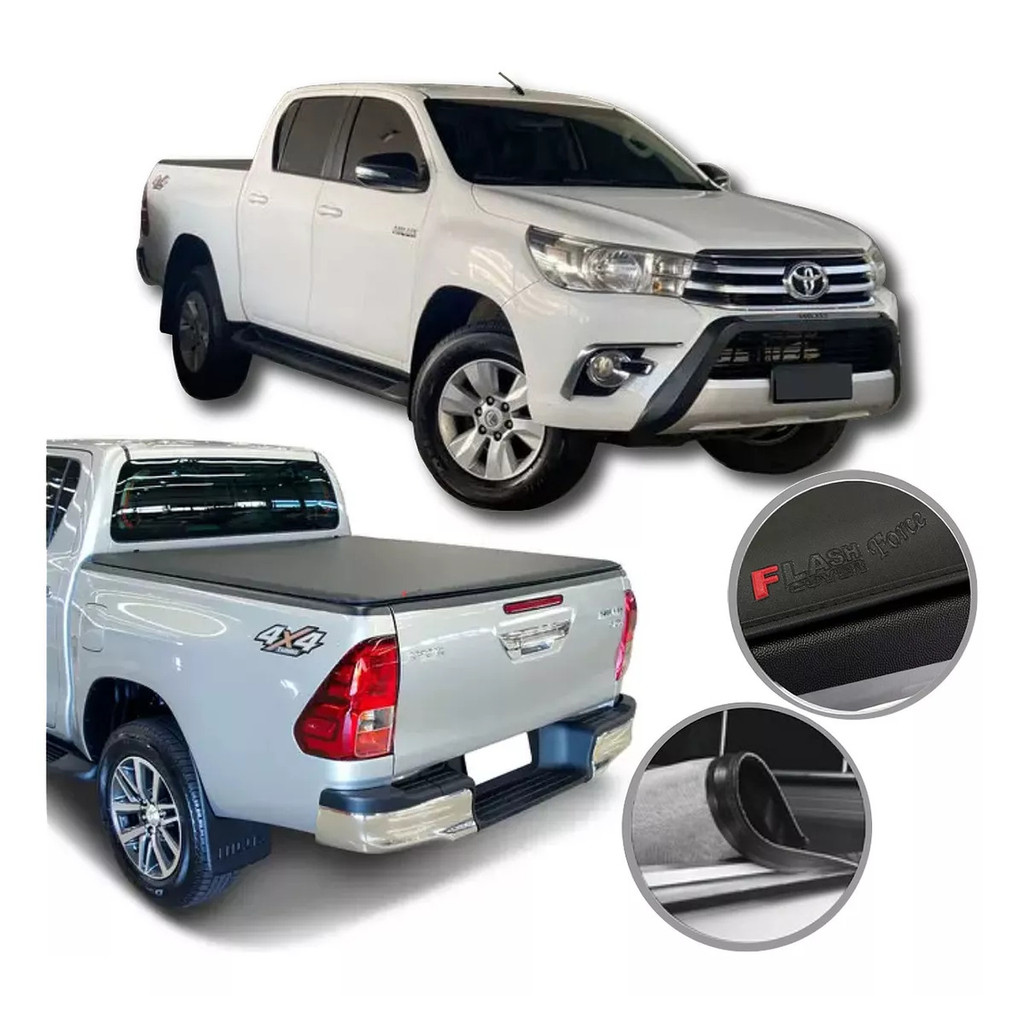 Capota Lona Marítima Hilux Cd 2016 2017 2018 2019 2020 a 2023 Trek ...