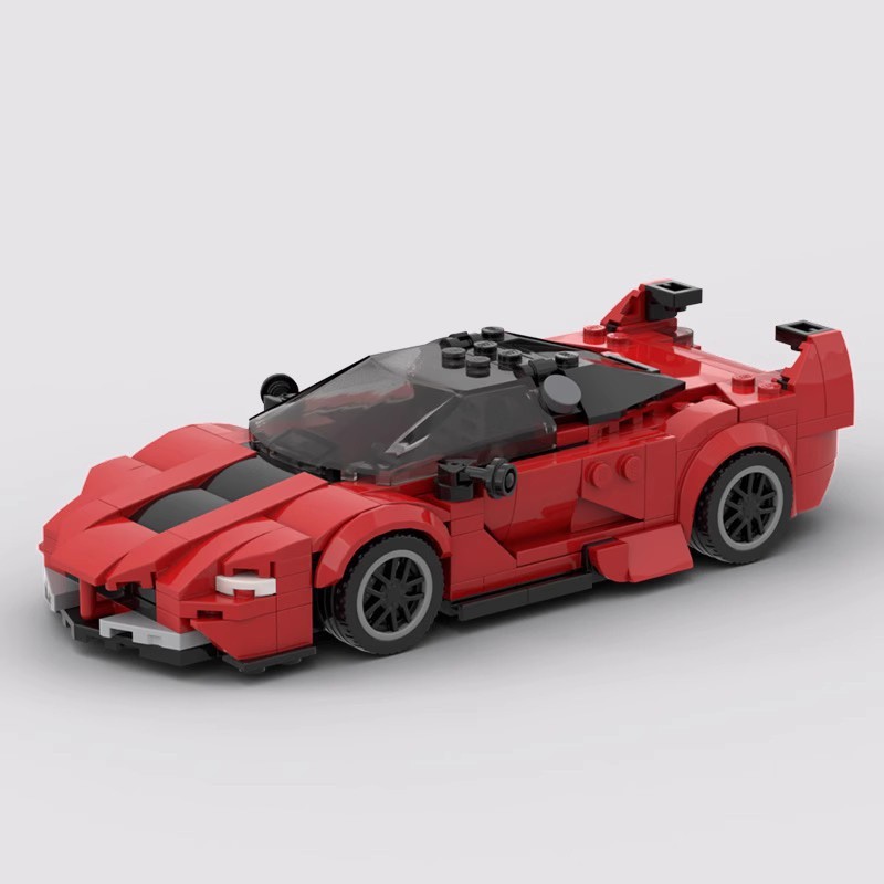 Blocos de construção MOC compatíveis com Lego 84956 Ferrari Fxxk V2 ...