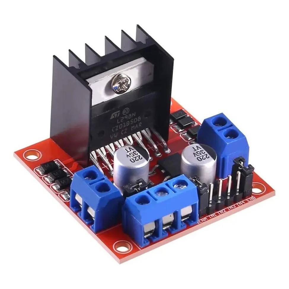 Driver Ponte H L298N para Arduino – Controla 2 Motores DC ou 1 Motor de ...