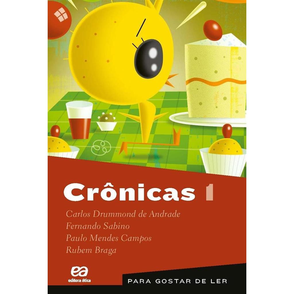 CRONICAS 1 - Para gostar de ler autor CARLOS DRUMMOND DE ANDRADE ...