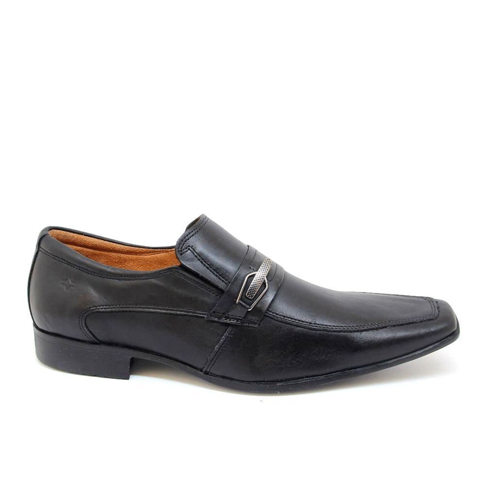 Sapato Masculino ZUR006 couro preto | Shopee Brasil