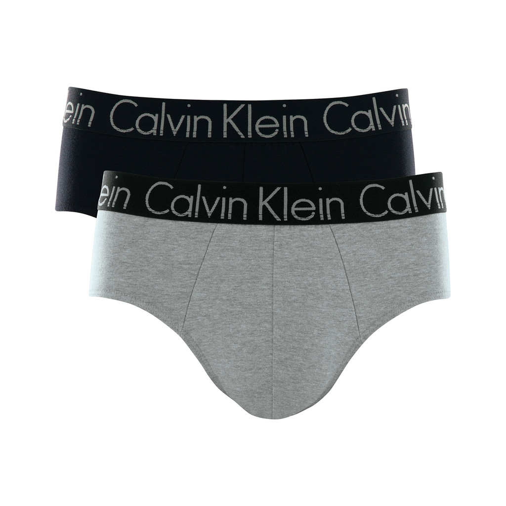 Kit com 2 Cuecas Brief Cotton Calvin Klein | Shopee Brasil