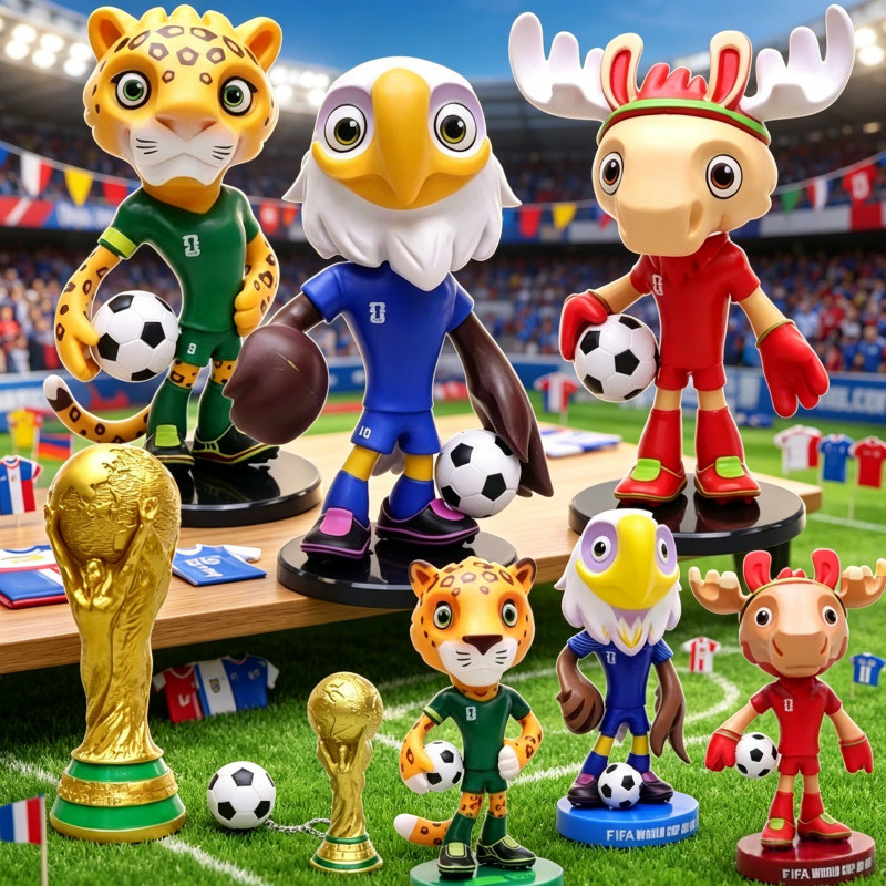 2026 Copa Do Mundo Novo Bonito Mascote Boneca Moda Cristiano Ronaldo ...
