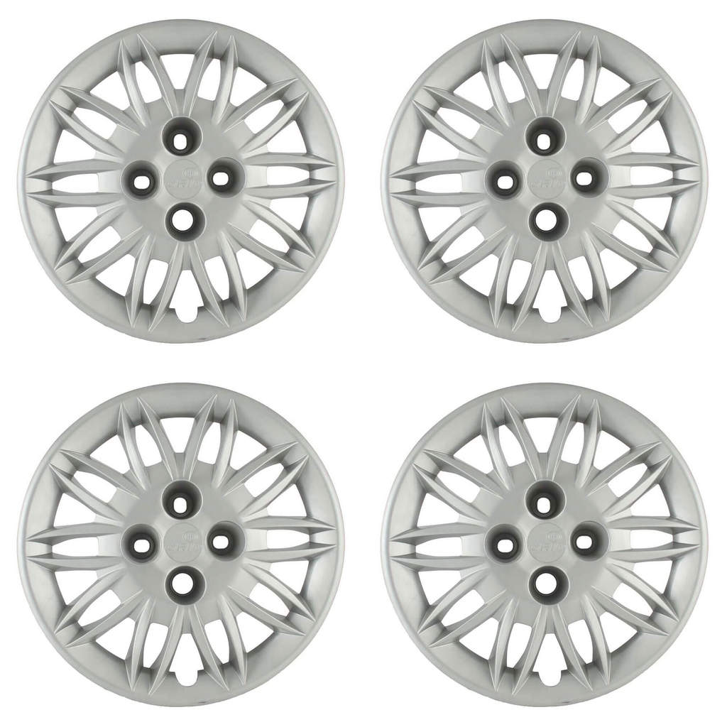 Calota Aro 15" cor Prata Modelo Idea Attractive 11/13 Jogo c/ 4 Calotas ...