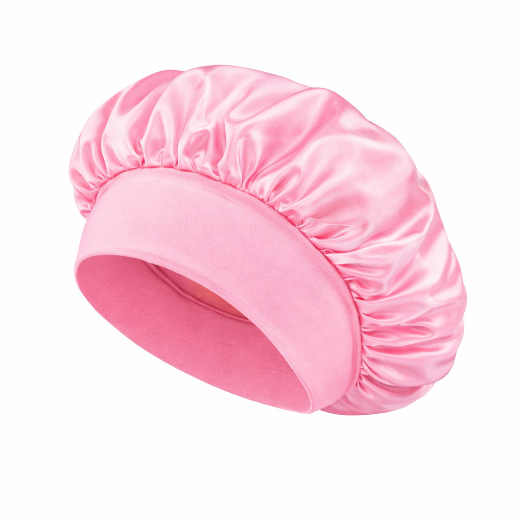Touca de Cetim Anti Frizz para Dormir Proteção Noturna Cabelos ...