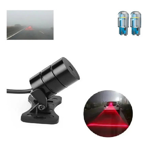 Led Anti-colisão Led Freio Neblina Nevoeiro 12v + Brinde T10 | Shopee ...