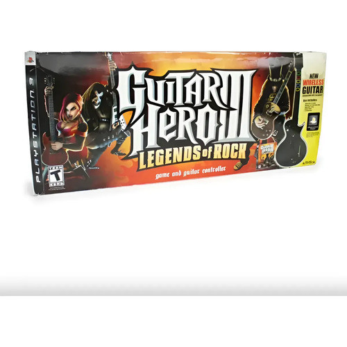 Guitar Hero Iii Legends Of Rock Guitarra Com Dongle Ps3 E Pc | Shopee ...