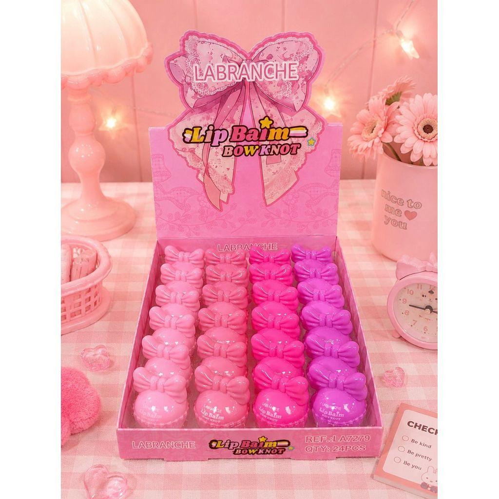 Box Modelos Variados 24 Unidades Lip Balm Muda de Cor Pumpkin ou Balm ...