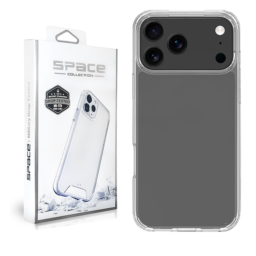 Capinha Transparente Space Para iPhone 17 Pro Max Acrílico | Shopee Brasil
