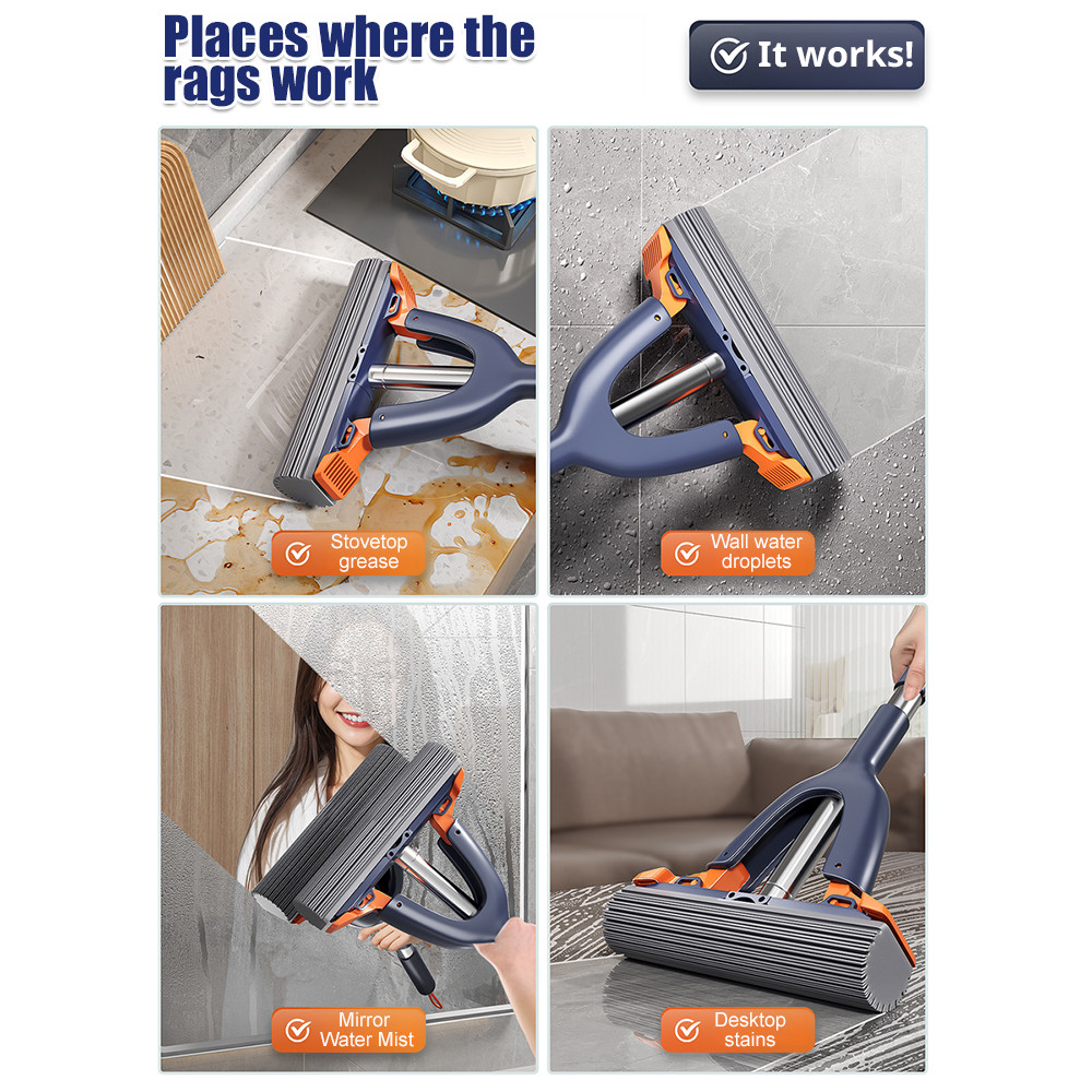 Mopping Tools Clean Surfaces Water Absorption Mop Bucket Eco-friendly ...