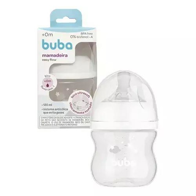 MAMADEIRA EASY FLOW NUVEM BRANCA 120ML | Shopee Brasil