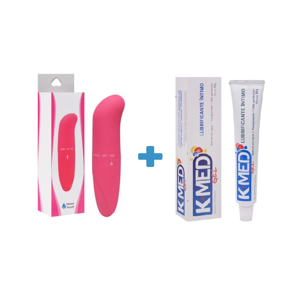 Kit Prazer Total: Vibrador Ponto G Golfinho + Gel Lubrificante Íntimo K-med 50g | Shopee Brasil