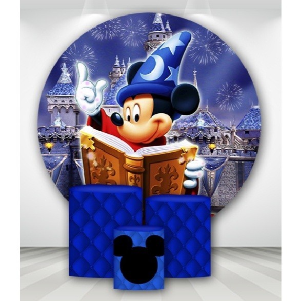 Painel + Capas cilind tecido subl. MICKEY MAGO | Shopee Brasil