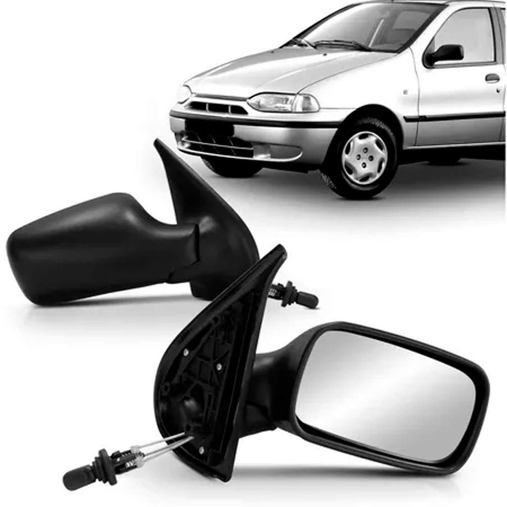 Retrovisor Externo Palio G1 96 97 98 99 2000 2 Portas Controle Interno ...