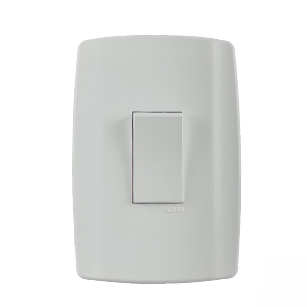 Interruptor Slim Ilumi 1 Tecla Simples com Placa 4 x 2 | Shopee Brasil