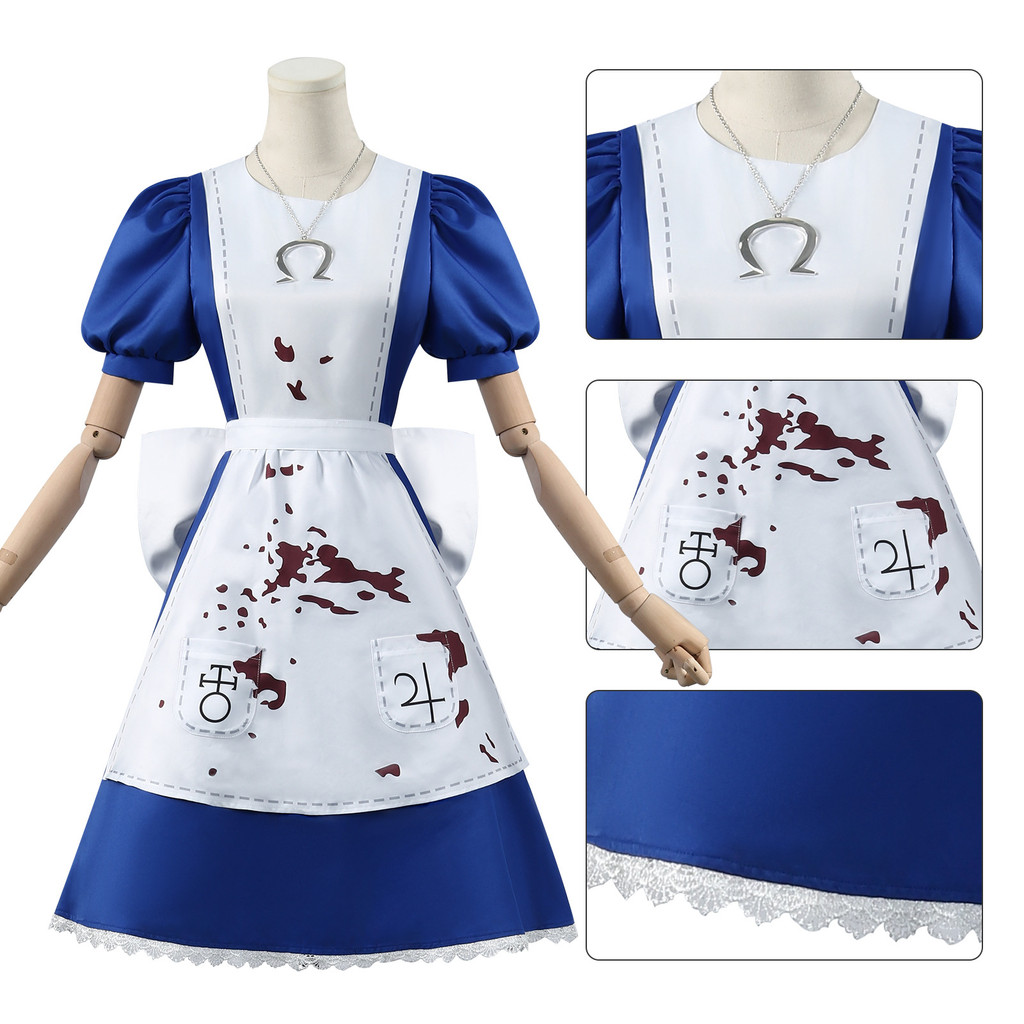 Fantasia de Cosplay do Chapelo Maluco Alice Madness Returns Empregada ...