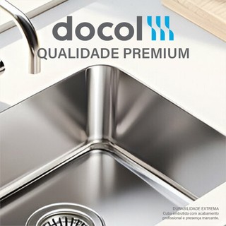 Cuba Pia Cozinha Gourmet Pia Aço 304 Inox Embutir Docol + Válvula Para ...