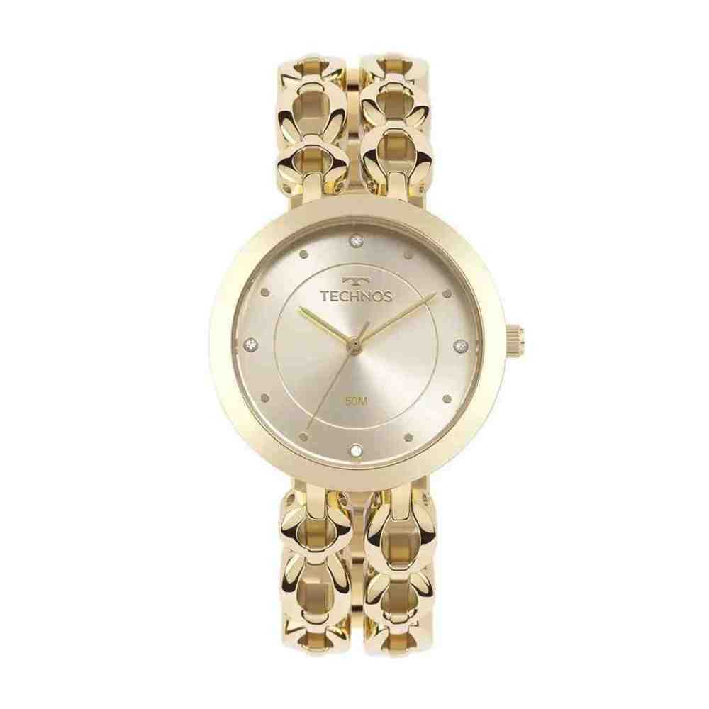 Relógio Technos Elos Dourado Feminino 2035MWL/1X | Shopee Brasil