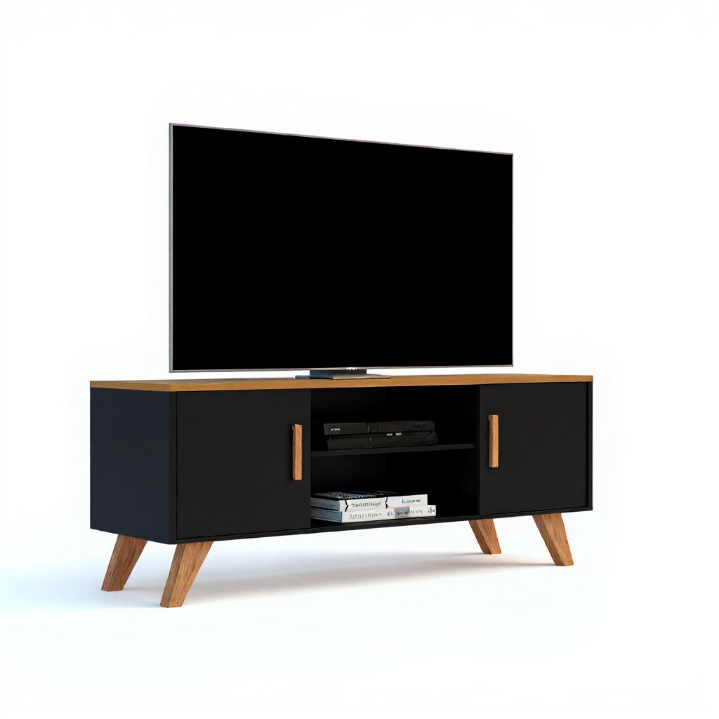 Rack Para Sala de Estar, Estante para TV Moderno Com Prateleiras Mobi ...