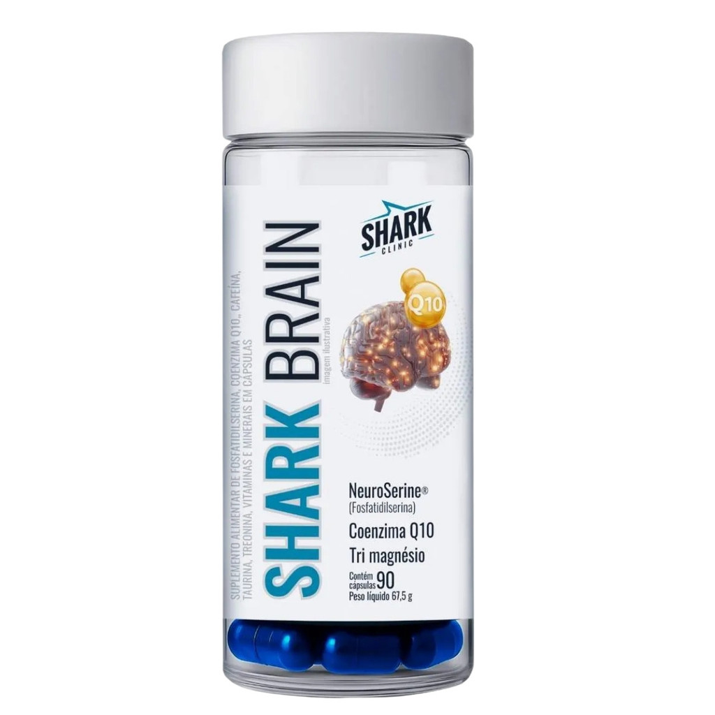 Shark Brain Pote 90 Cápsulas Shark Pro | Shopee Brasil