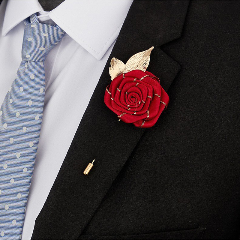 Moda Hoje Broches De Casamento Masculinos , Arte Em Pano , Broche De ...