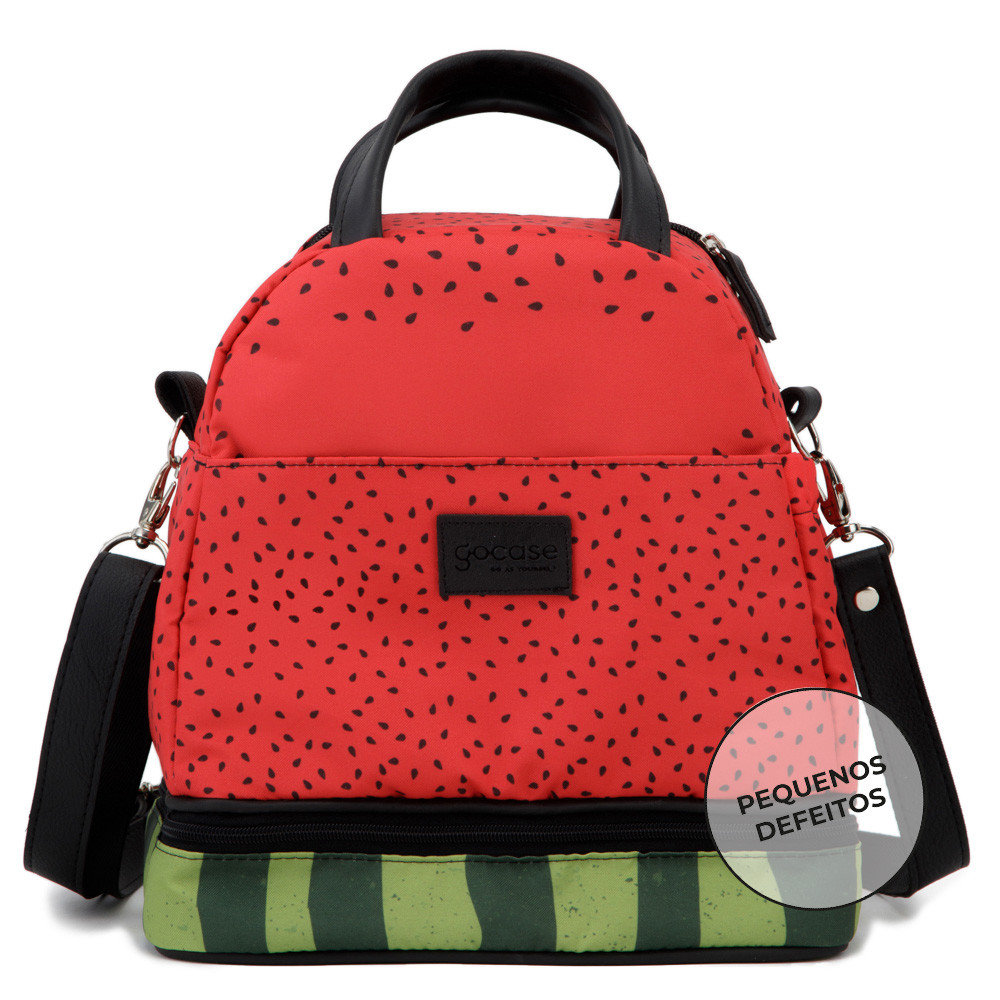Outlet Bolsa Marmita Lancheira Térmica Mix Gocase Melancia - Leves ...